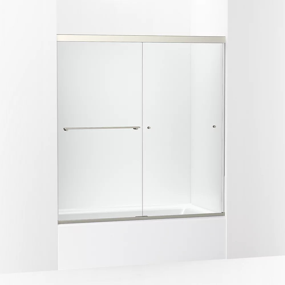 Kohler Revel® Sliding Bath door (55.6" - 59.6" W x 62" H) with 5/16 ...