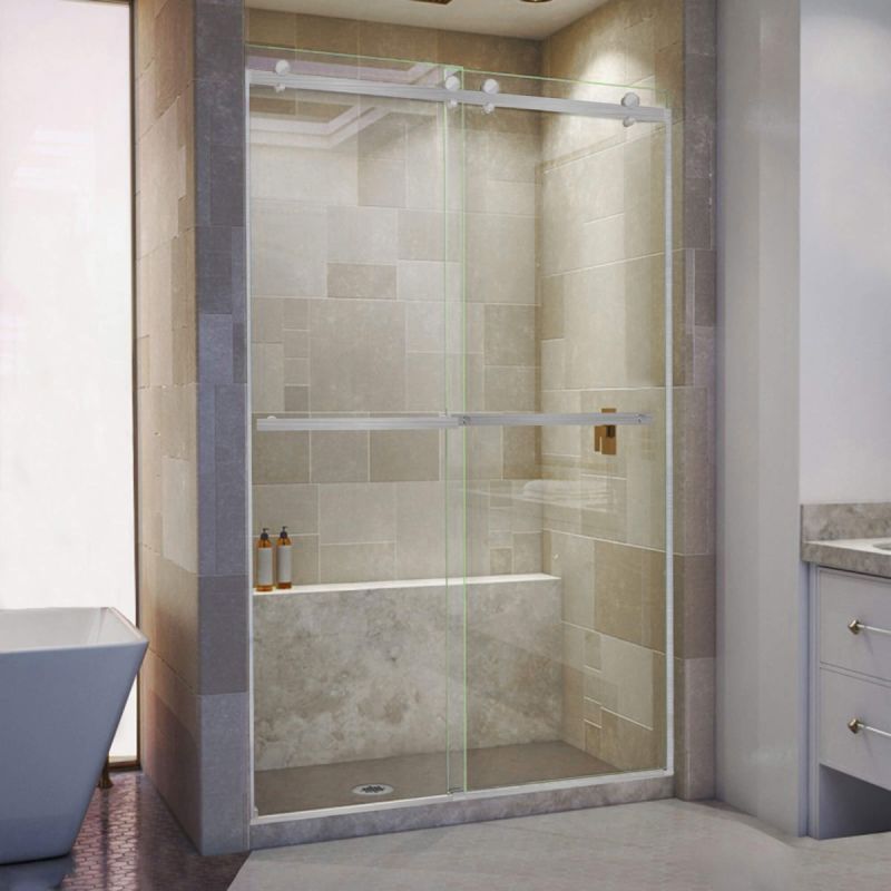 Stainless Steel/Nickel Tones – Omni Shower Doors